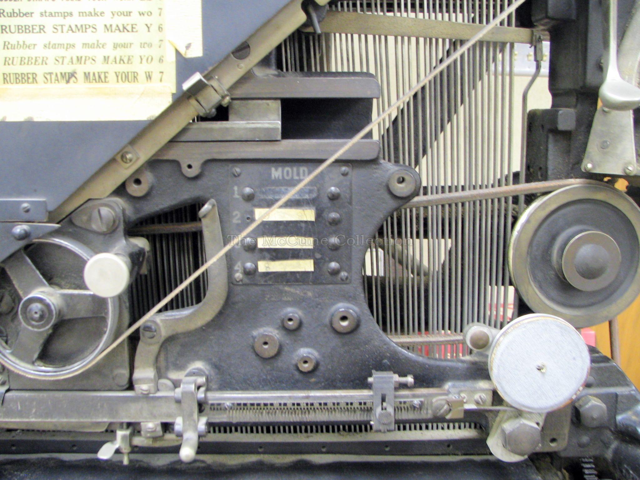 Linotype Model 8 • The McCune Collection